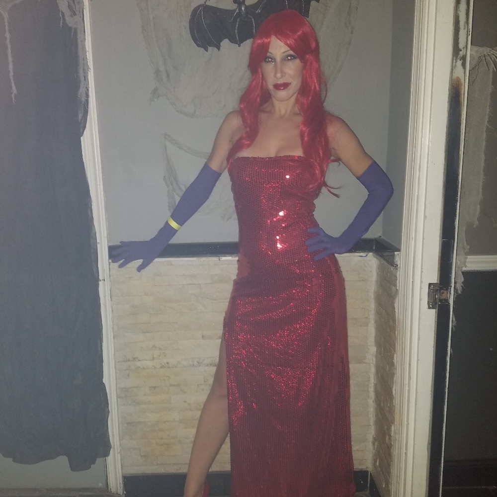 Adult Jessica Rabbit Halloween Costume - Gem